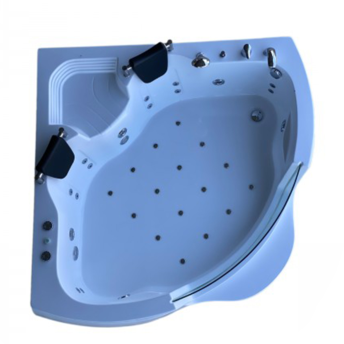 Köşe Oval Camlı Jakuzi 160 x 160 H 65